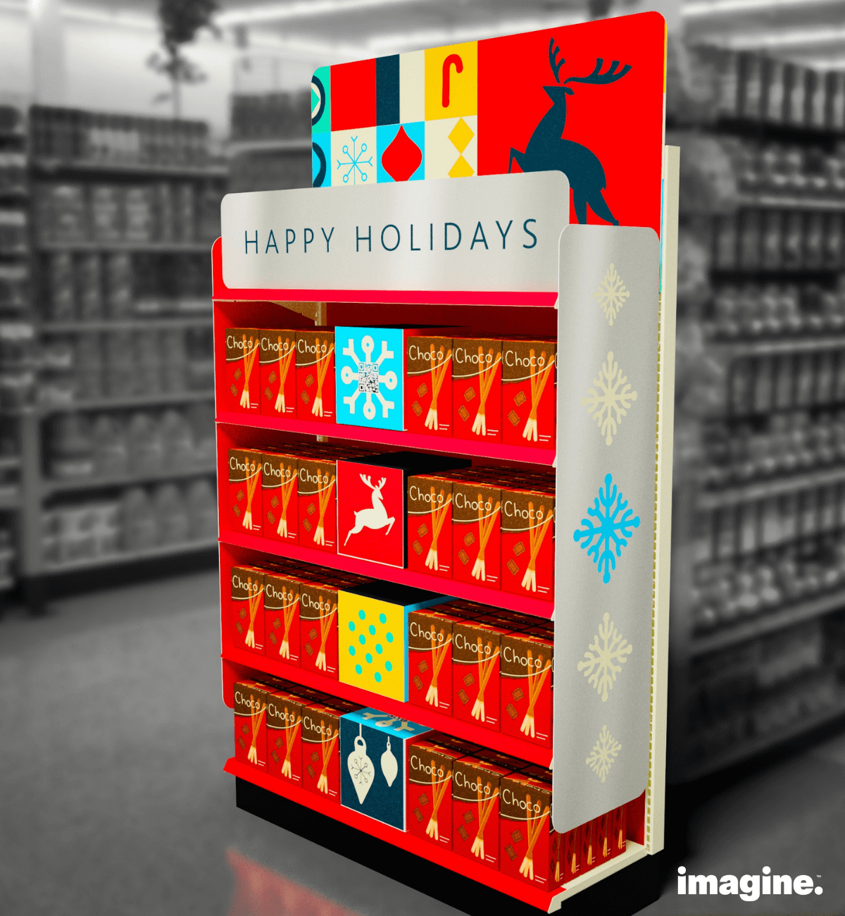 Festive holiday visual merchandising ideas—on time, on budget.