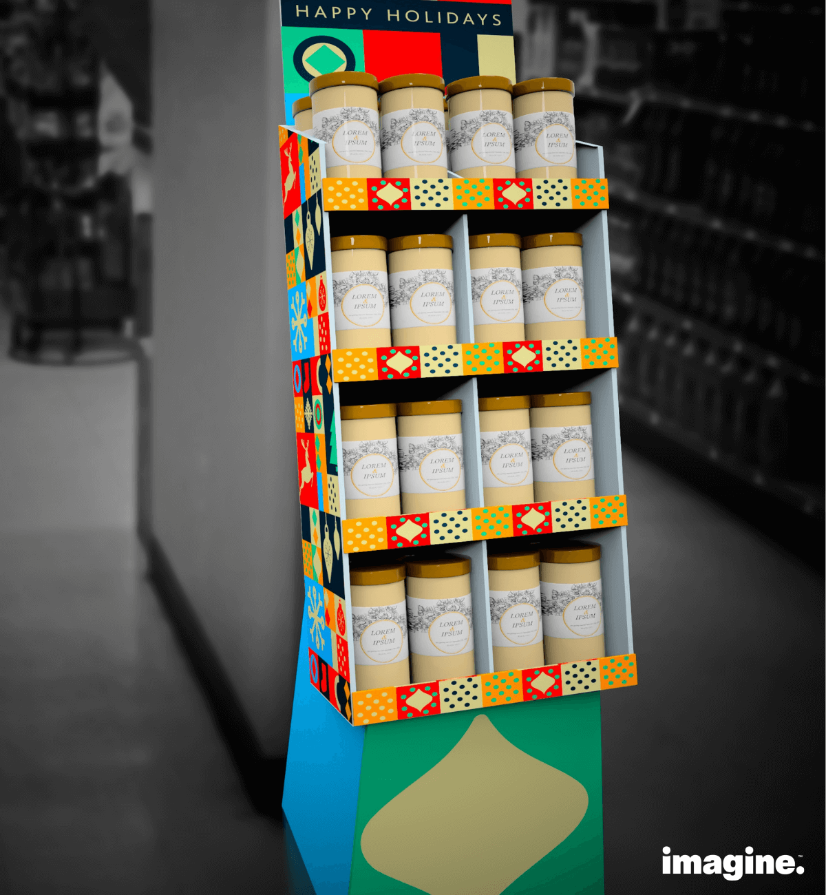 Festive holiday visual merchandising ideas—on time, on budget.